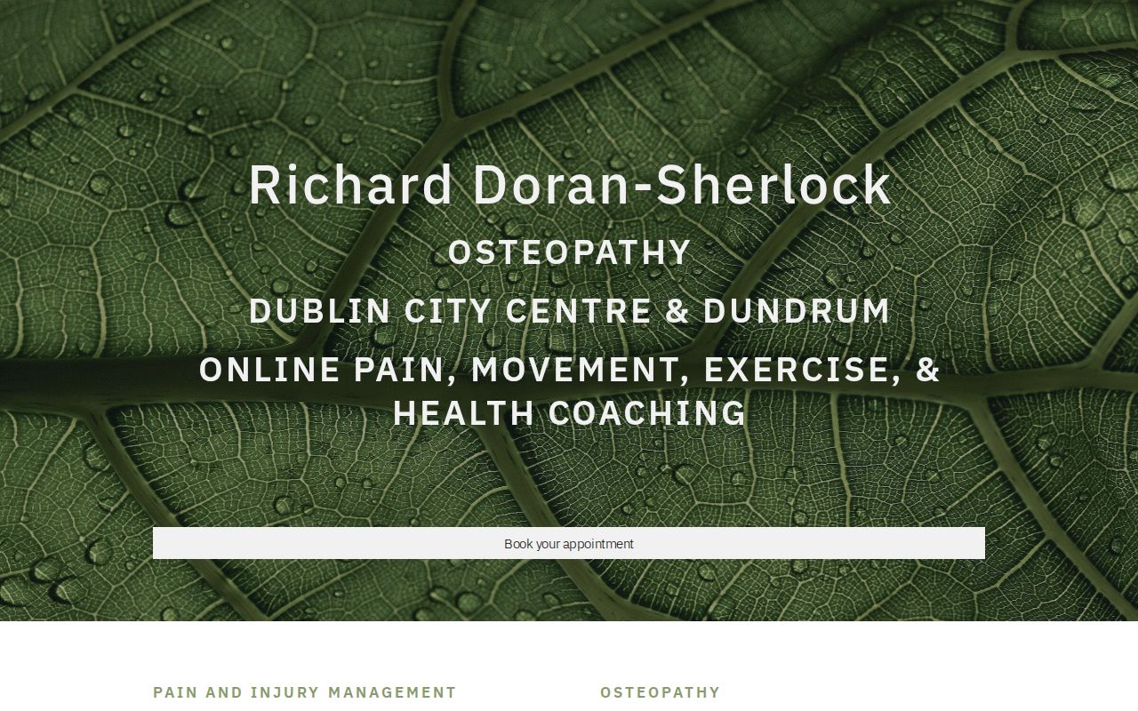 Richard Doran-Sherlock Osteopathy